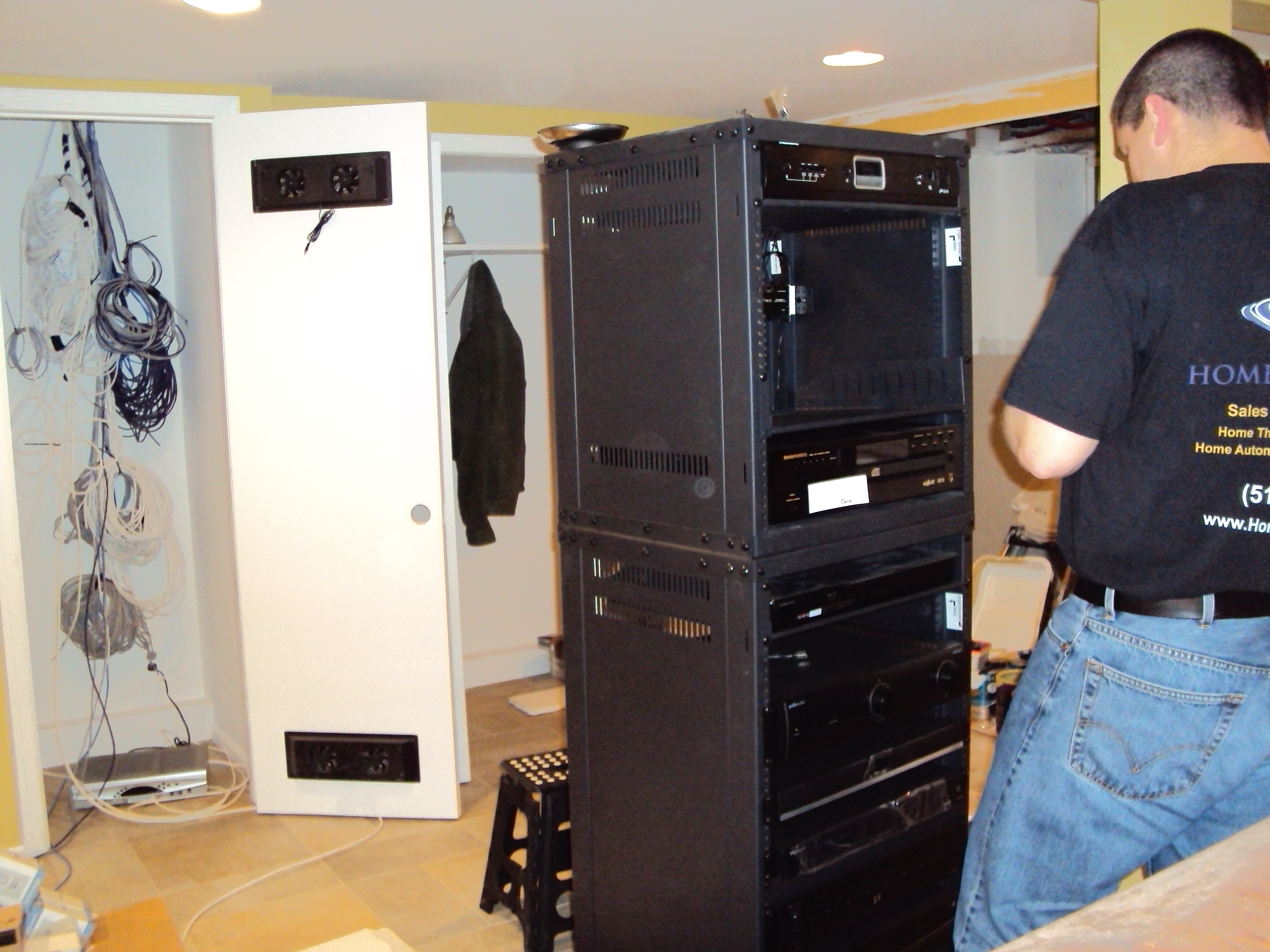 Home theater installation photos