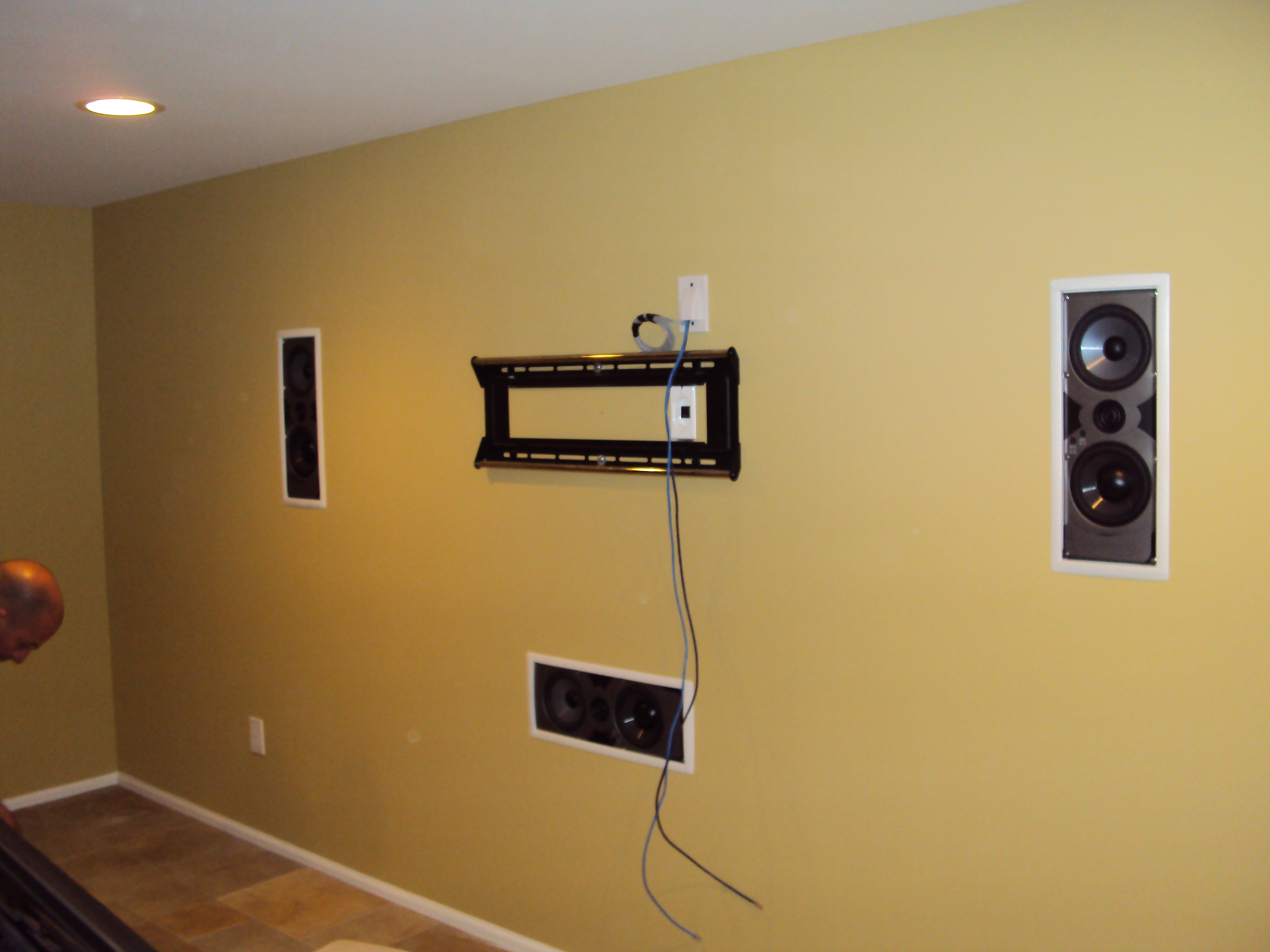 Home theater installation photos